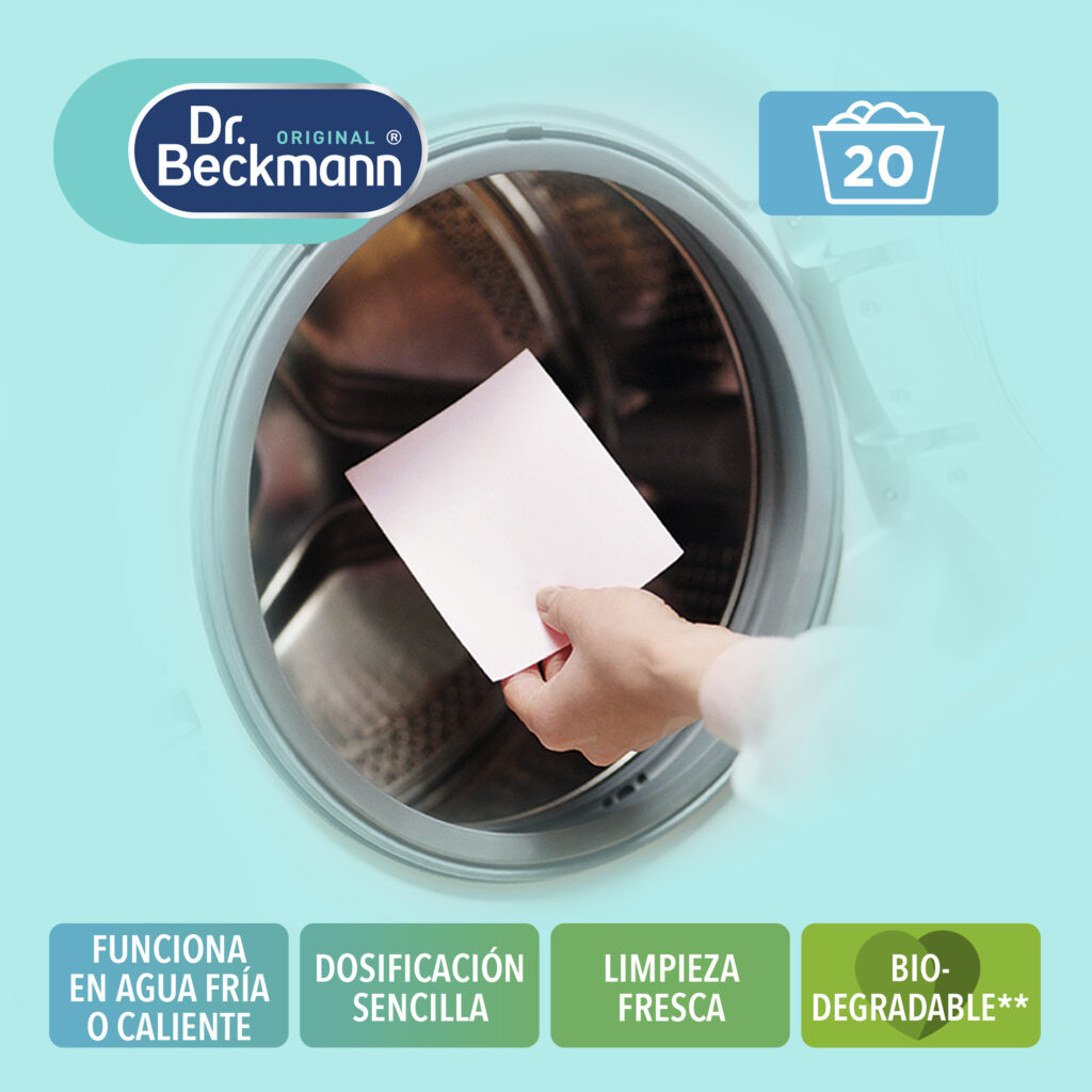 Detergente para Ropa en Hojas | Dr. Beckmann