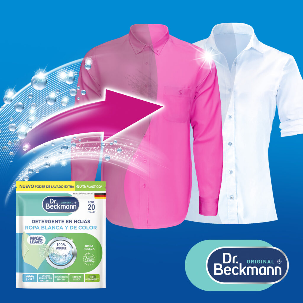 Detergente para Ropa en Hojas | Dr. Beckmann