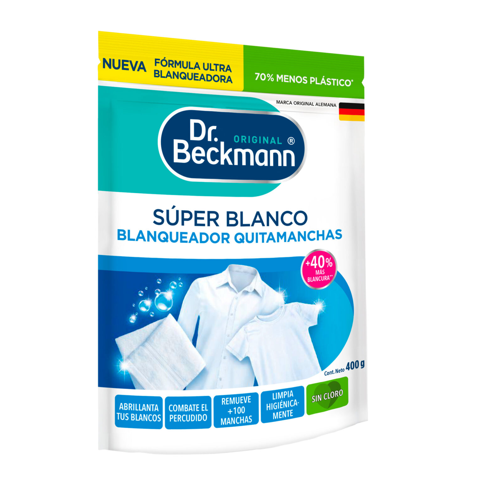 Súper Blanco Blanqueador Quitamanchas | Dr. Beckmann